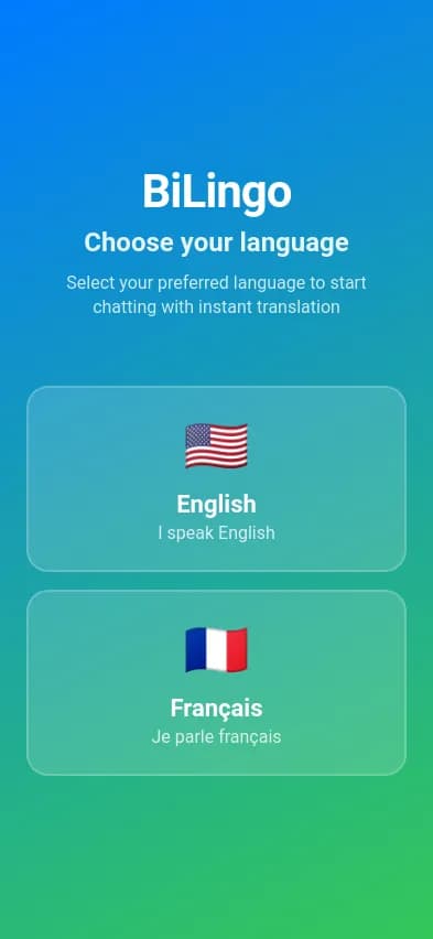 Bilingual Instant Messaging App with Real-Time Translation