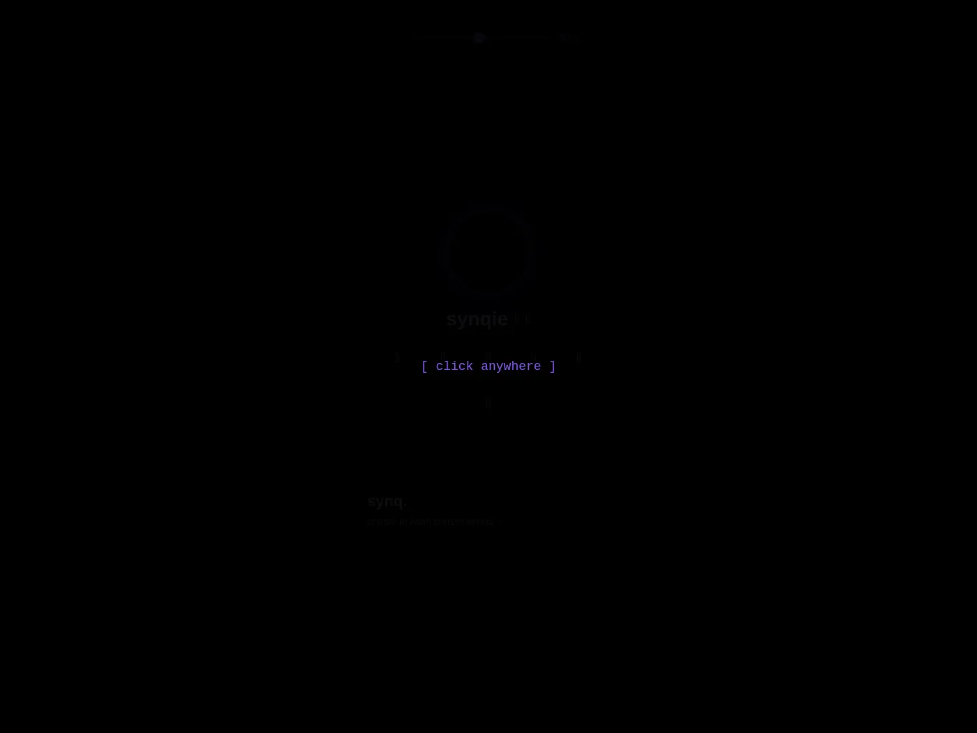 Biolink Profile Website - Black & Purple Animated Hub