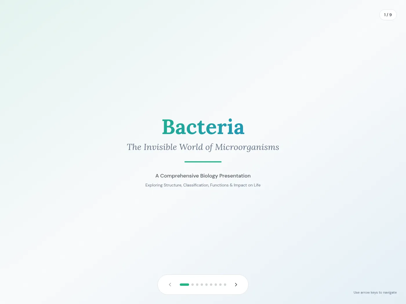 Comprehensive Biology Presentation on Bacteria