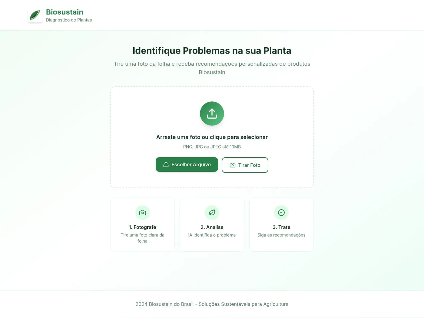 Biosustain Plant Problem Identifier Web App