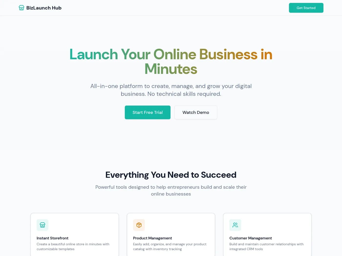 BizLaunch Hub