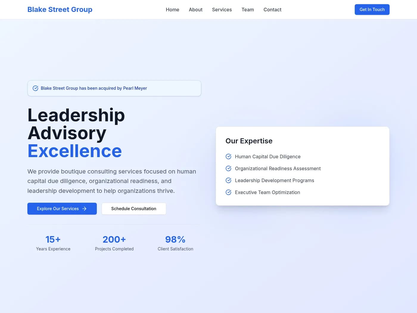 Blake Street Group Company Website