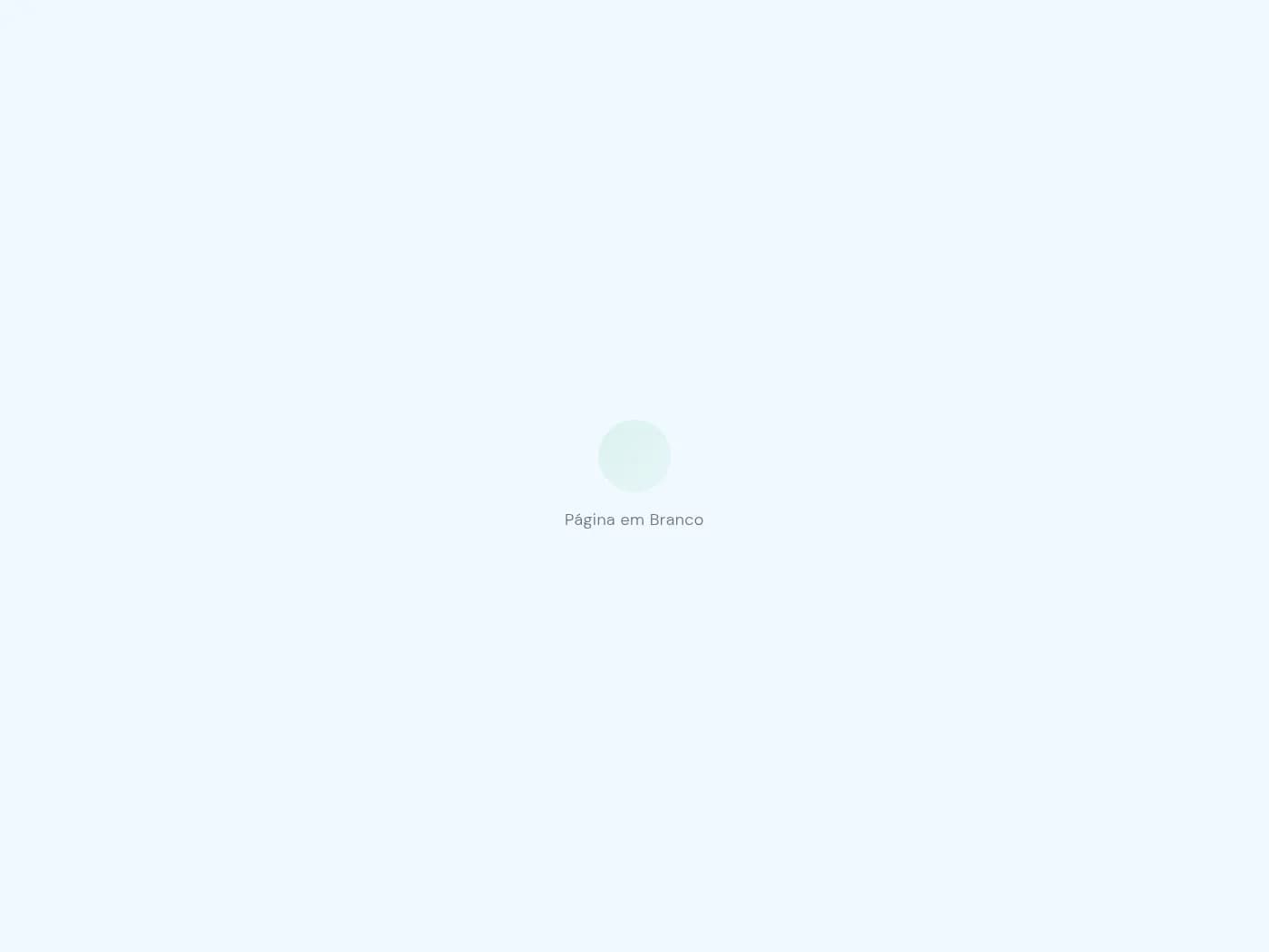 Blank Minimal Web Page
