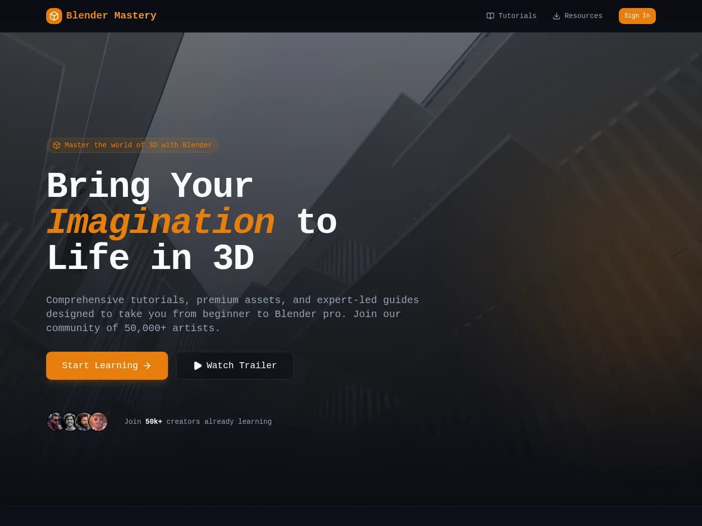 Blender Mastery Hub