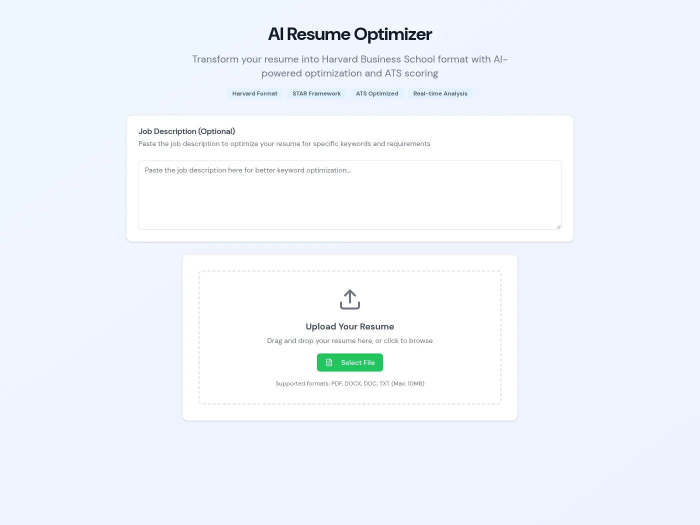 Blink AI Resume Optimizer: Next-Gen ATS & B-School Resume Builder