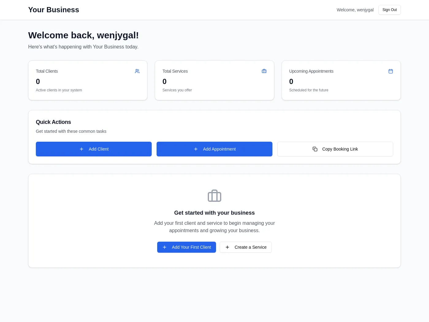 Blink Business User Authentication Portal