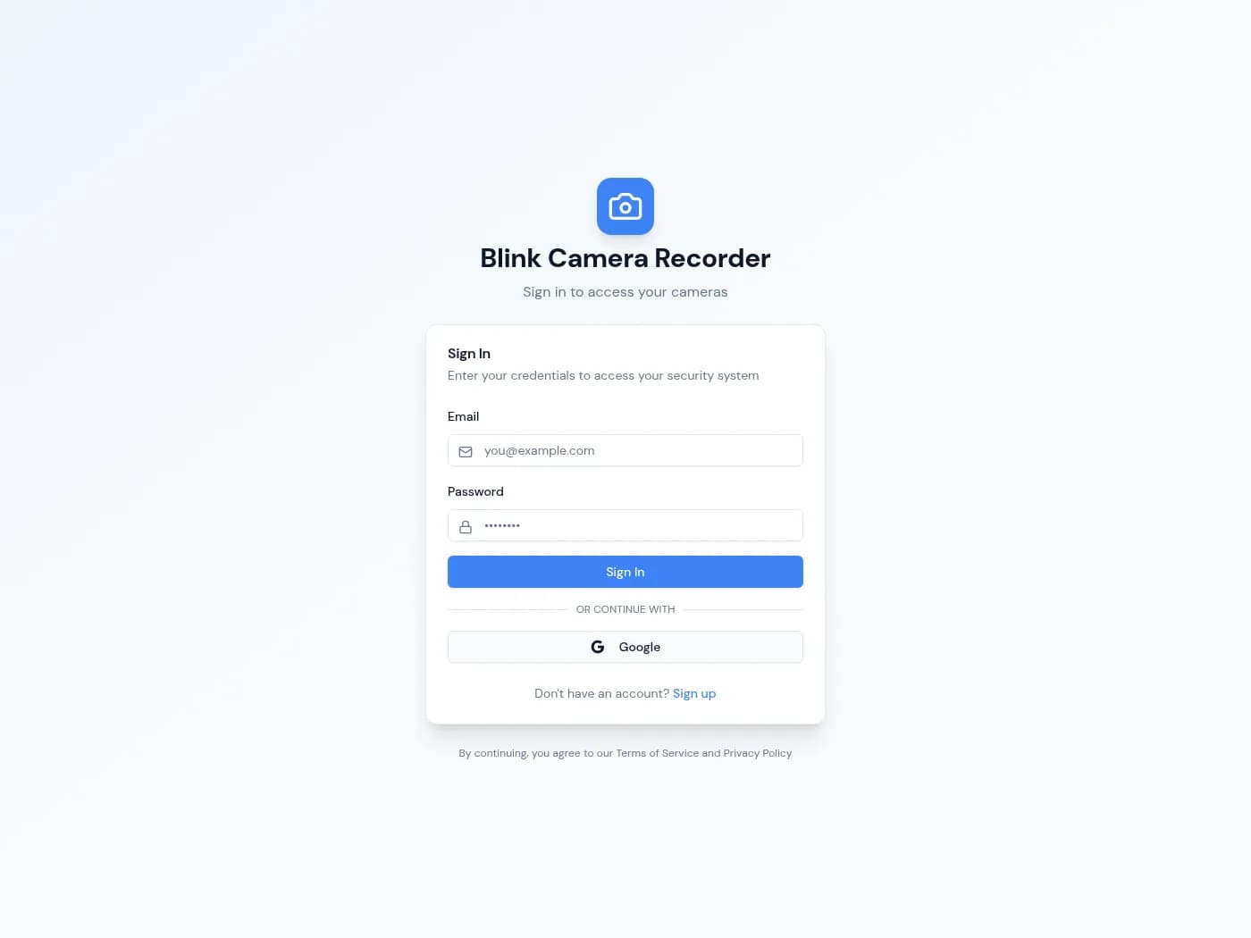 Blink Camera Video Recorder