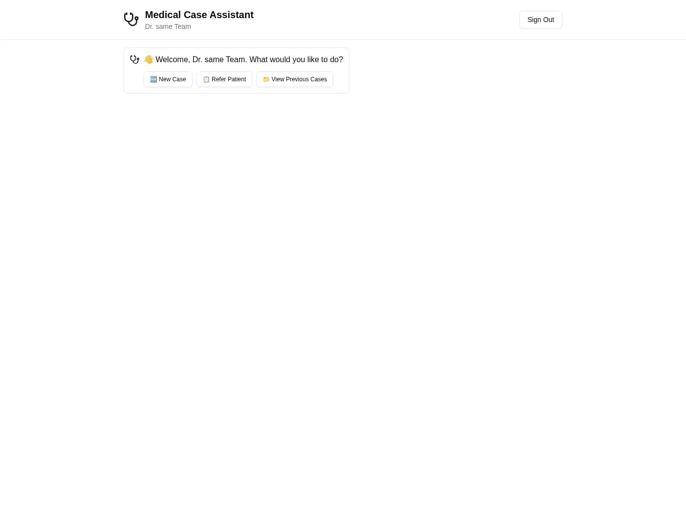 Blink Case Structuring & Referral Chatbot