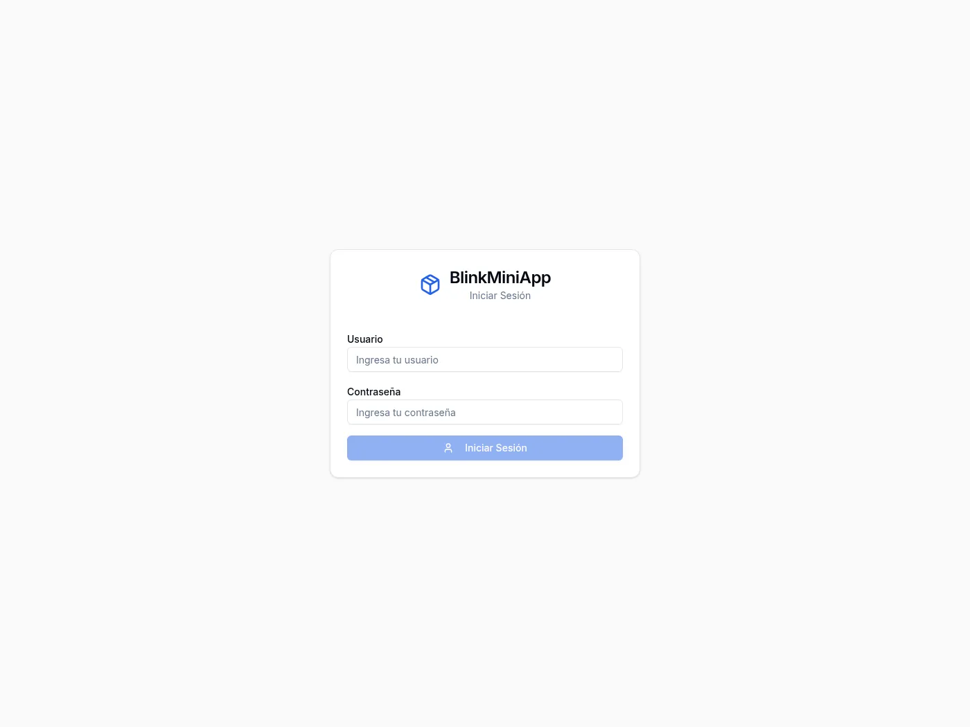 BlinkMiniApp – Lightweight Inventory and Sales Dashboard