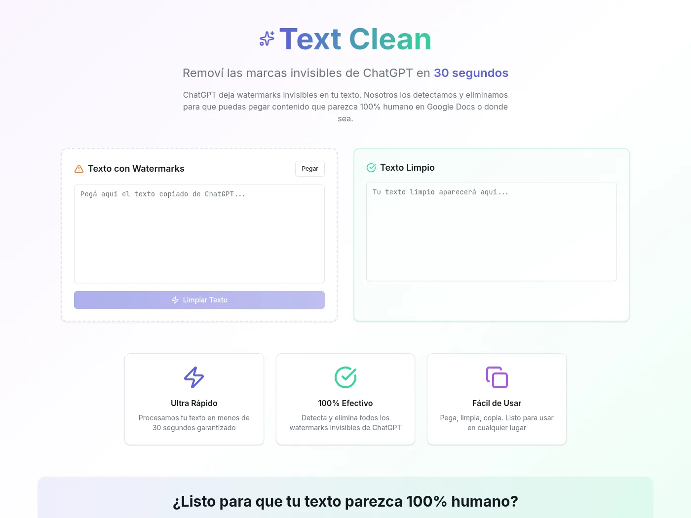 Blink.new – Remove Invisible ChatGPT Watermarks from Your Text Instantly