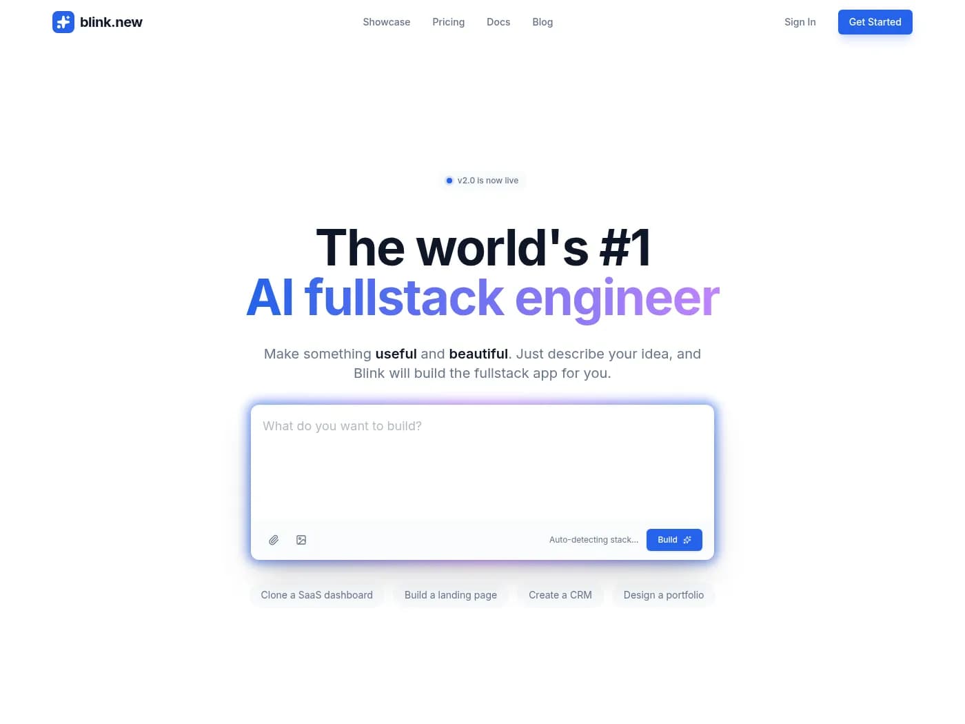 Blink.new Clone – Lightning Fast Note Taking App