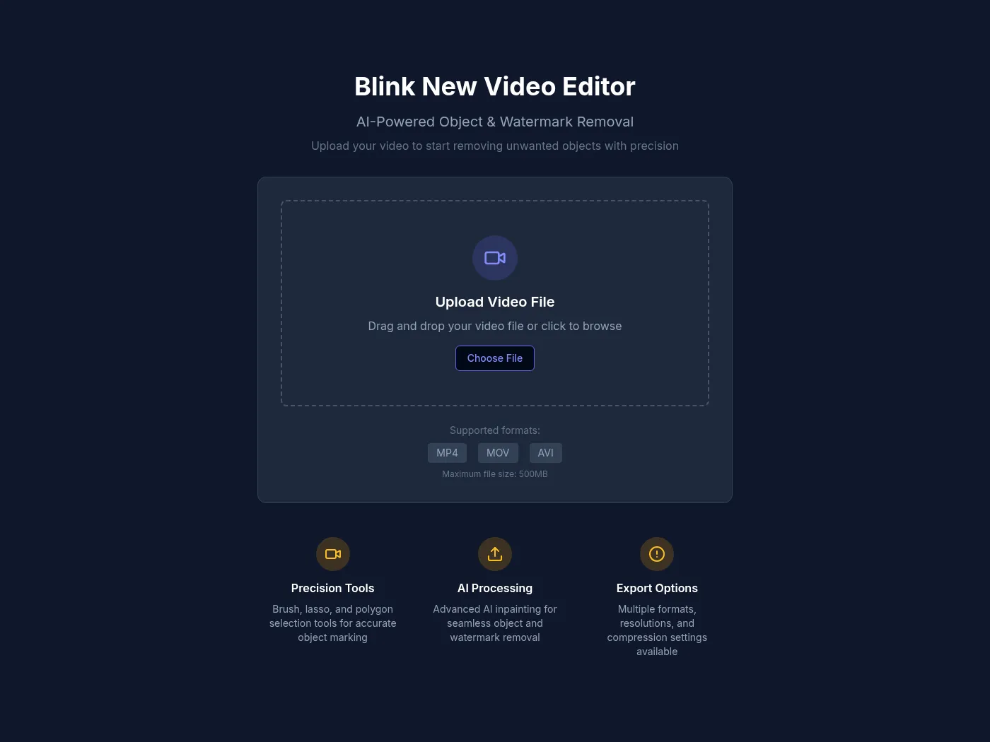 Blink New: AI-Powered Video Object & Watermark Remover