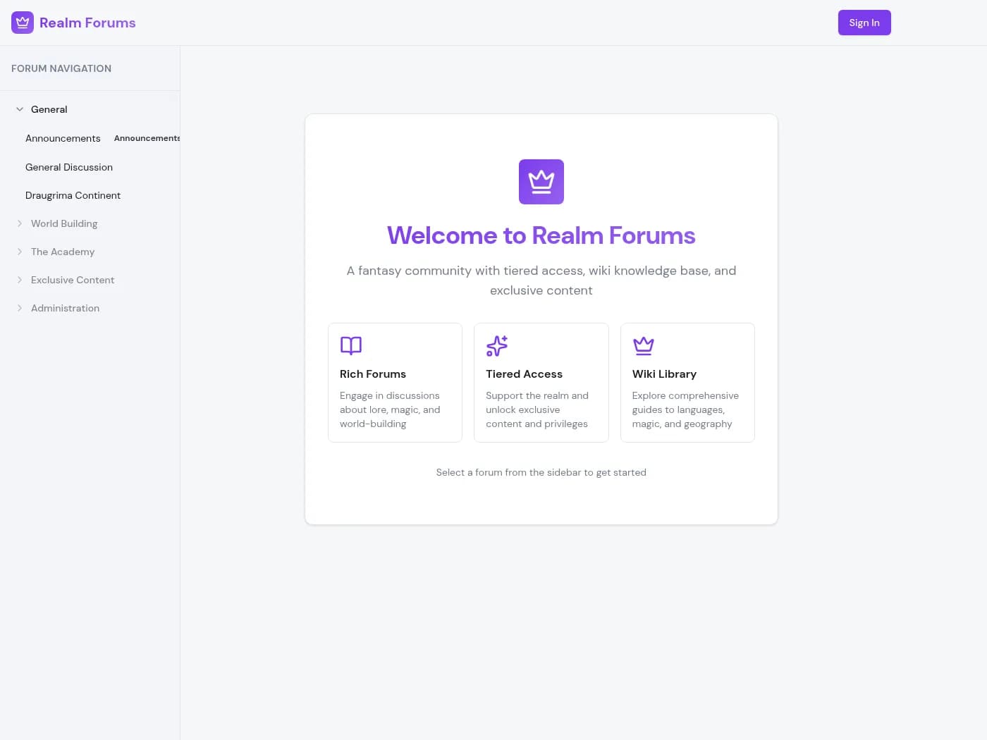 Blink-Style Forum & Wiki Platform with Tiered Access and Donation System