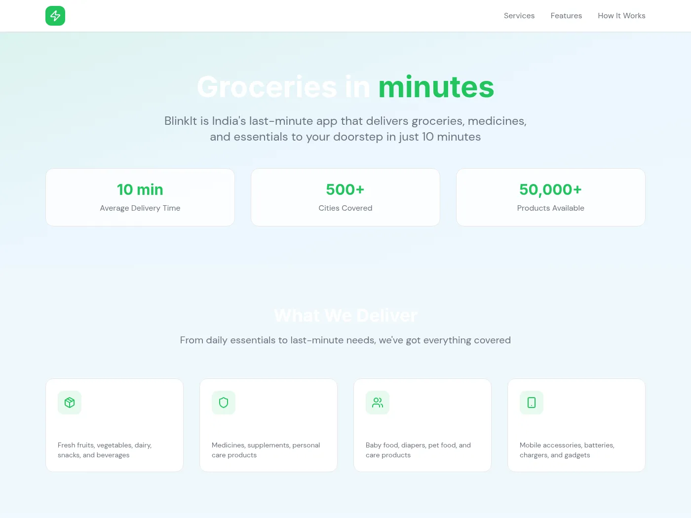 BlinkIt Info Explorer