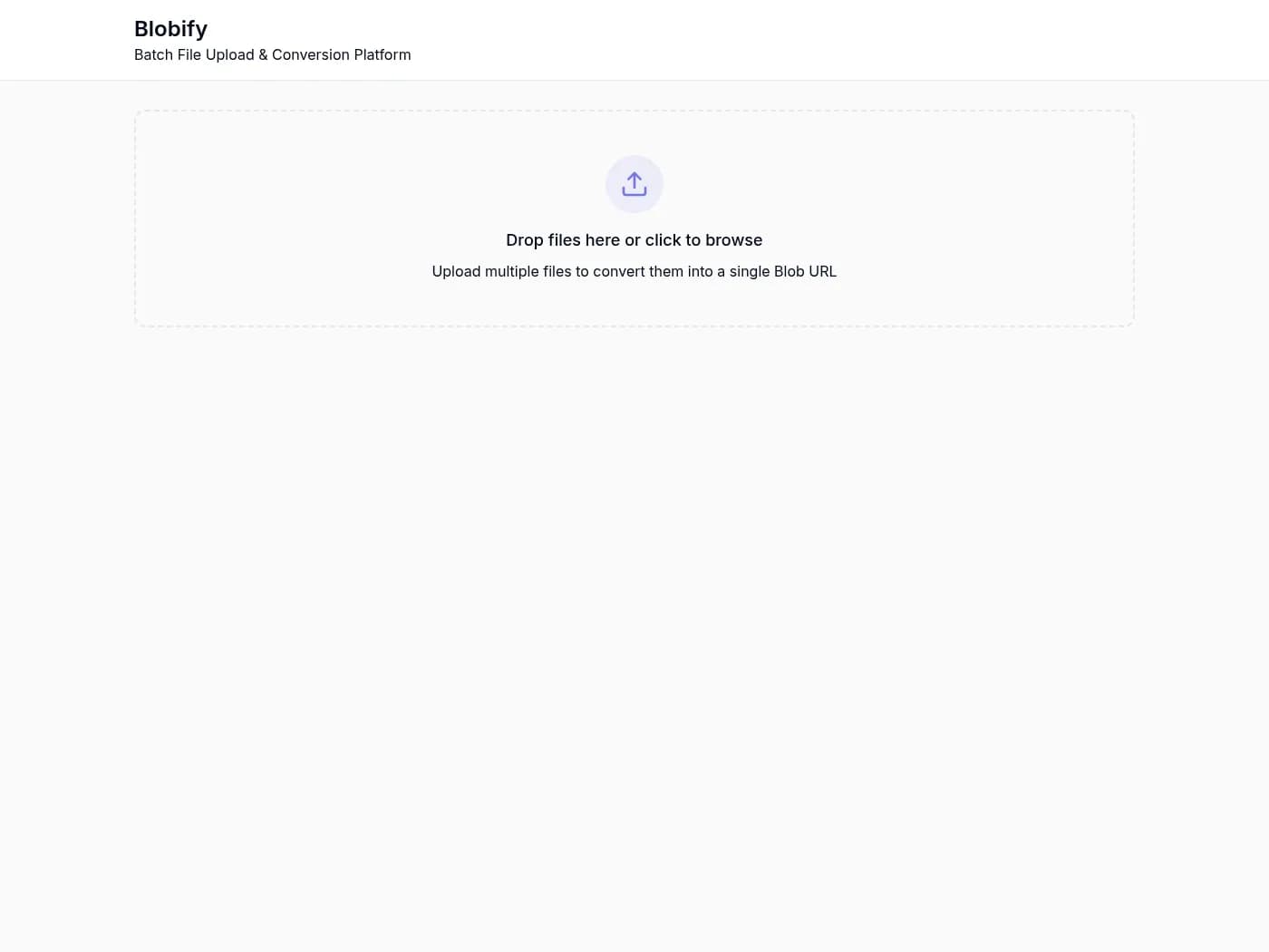 Blobify: Batch File Upload & Conversion Platform