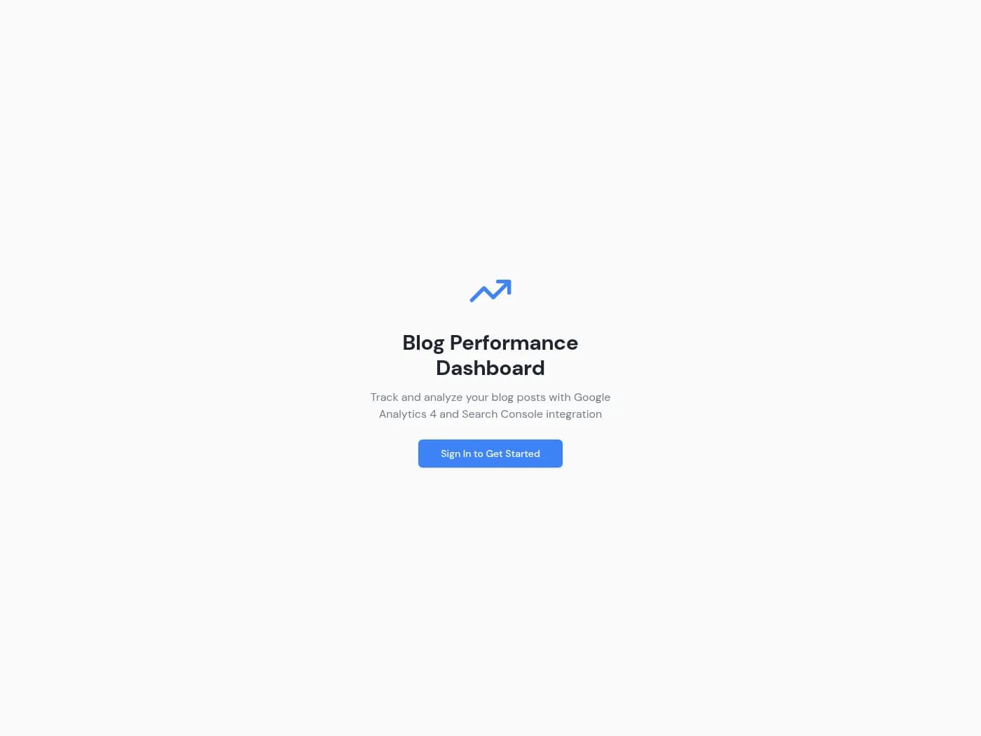 Blog Analytics Dashboard for Business Units