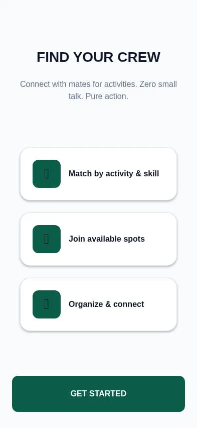 BlokeBuddy: Activity-Based Mate Finder for Sydney Men