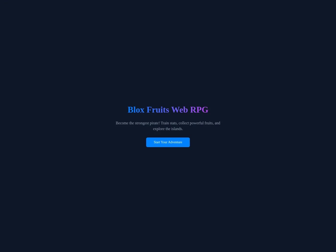Blox Fruits Game Clone
