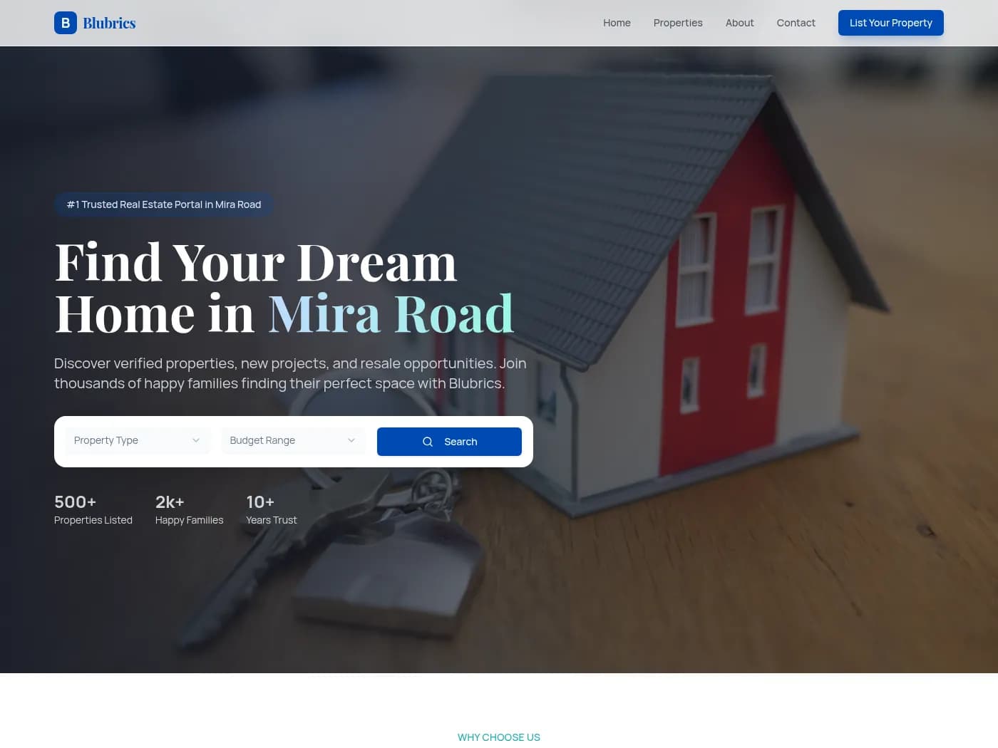 Blubrics Mira Road Real Estate Portal