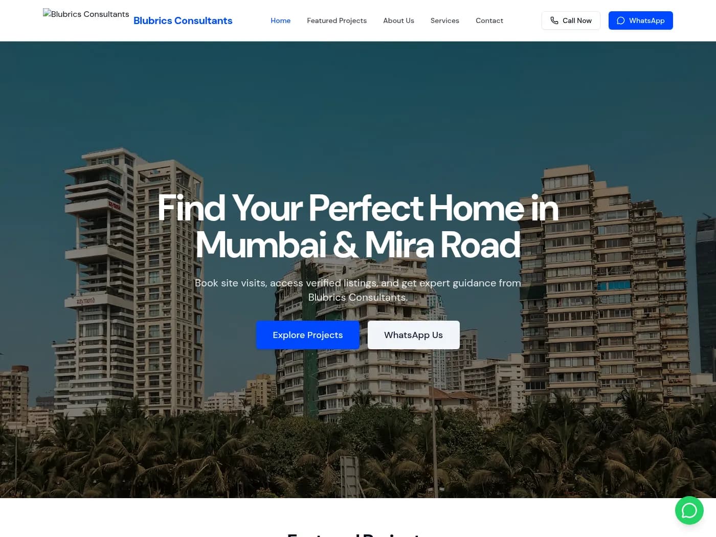 Blubrics Real Estate Listing Platform