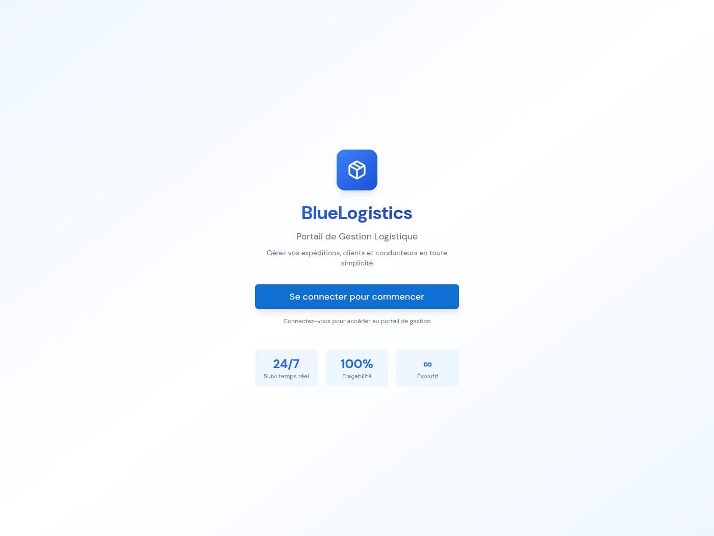 BlueLogistics Portal