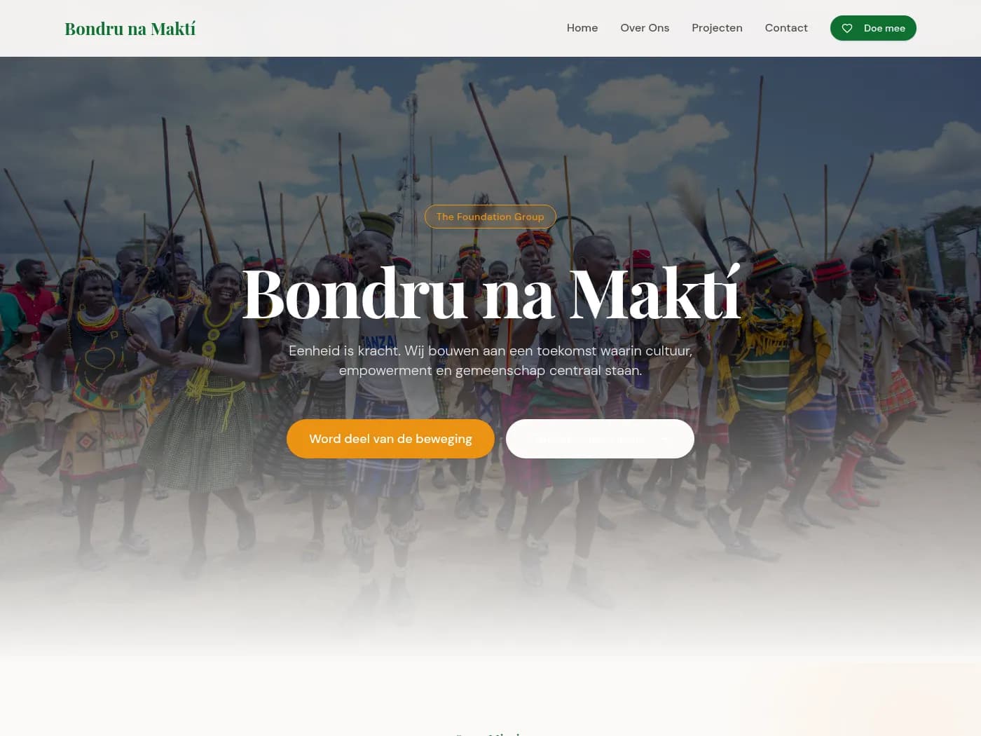 Bondru na Maktí Afrocentric Foundation Website