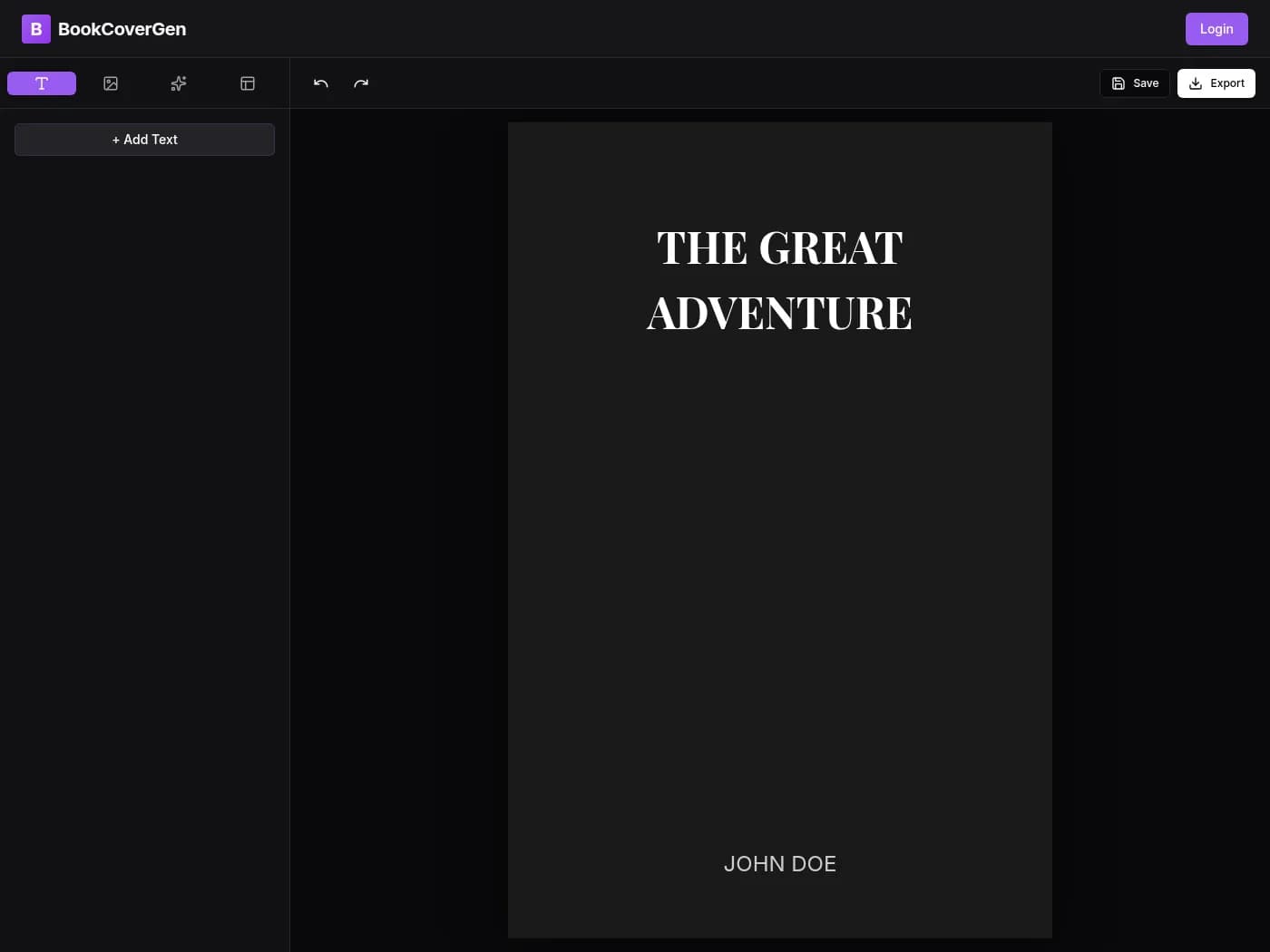 Book Cover Generator with Advanced Customization Features