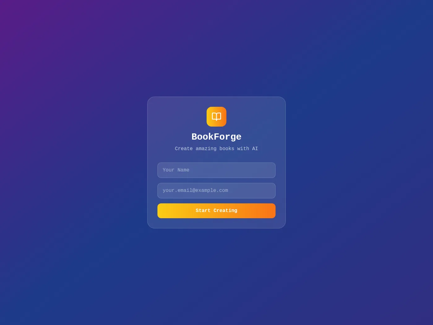 BookForge: AI-Powered Children's Book Creator