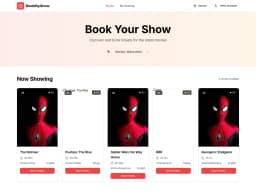 BookMyShow Clone – Movie Ticket Booking Web App with Real-Time Seat Locking & Secure Payments