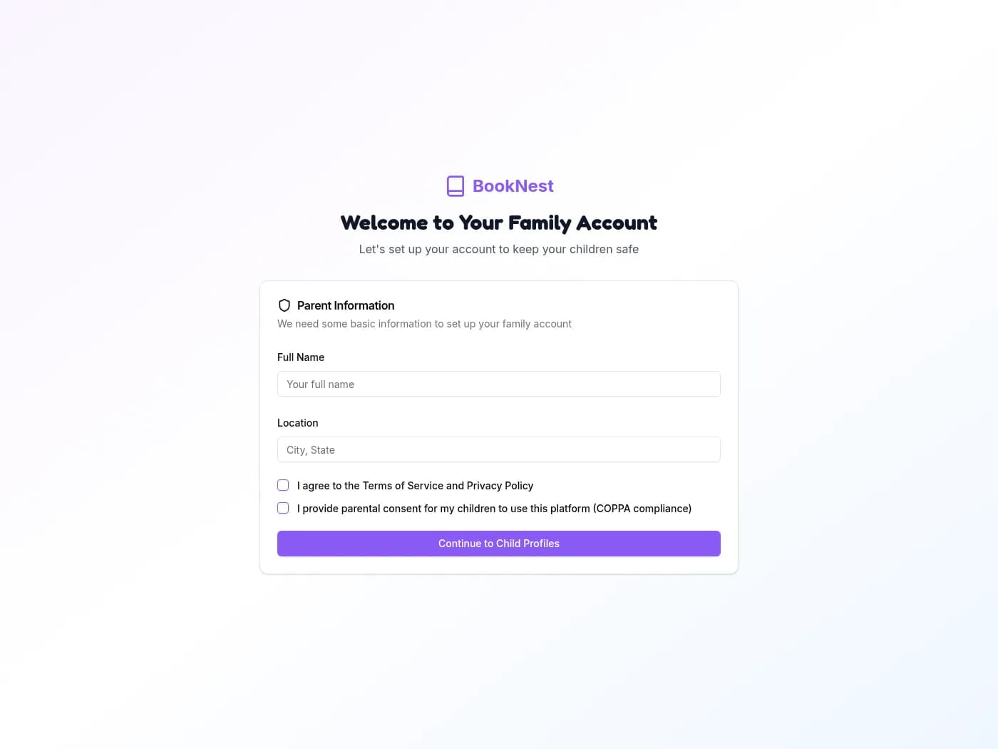 BookNest – The Safe & Smart Children's Book Sharing Platform