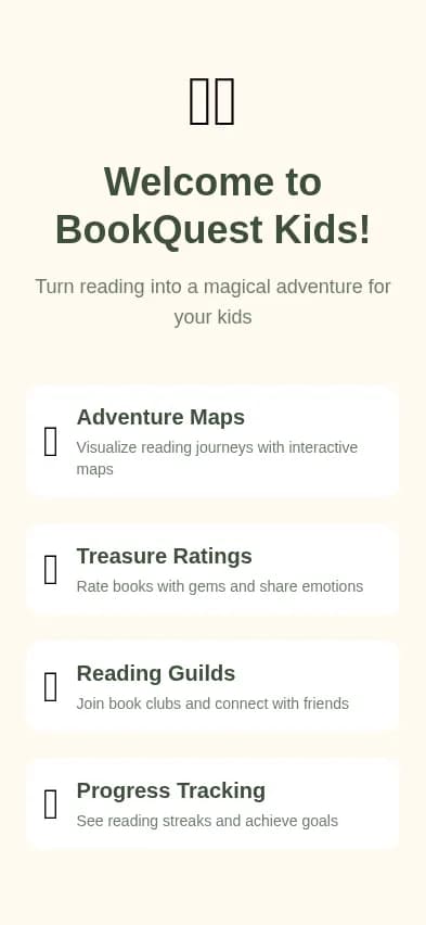 BookQuest Kids: Magical Reading Adventure & Tracker for Families