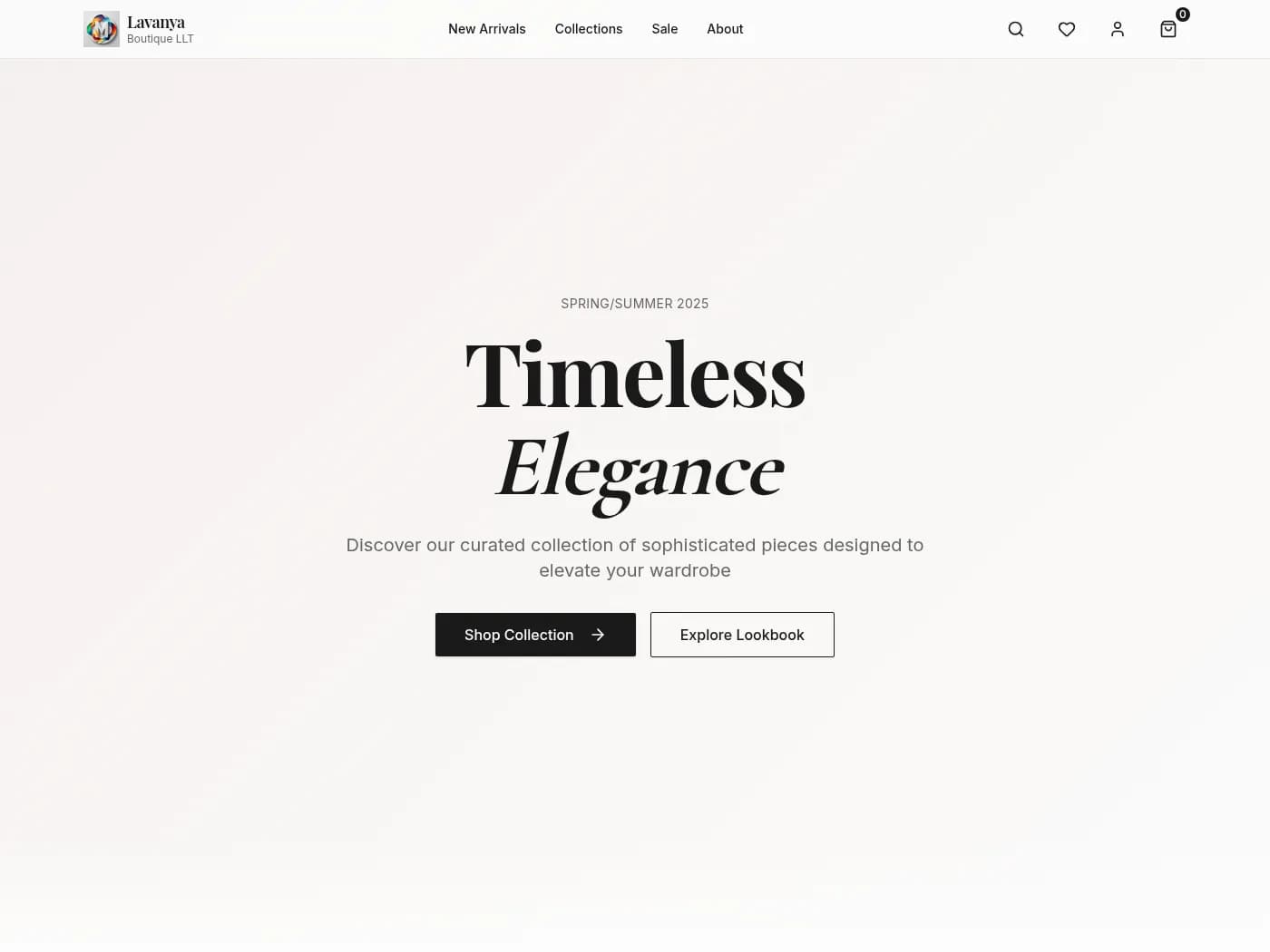 Boutique Fashion Store Web App