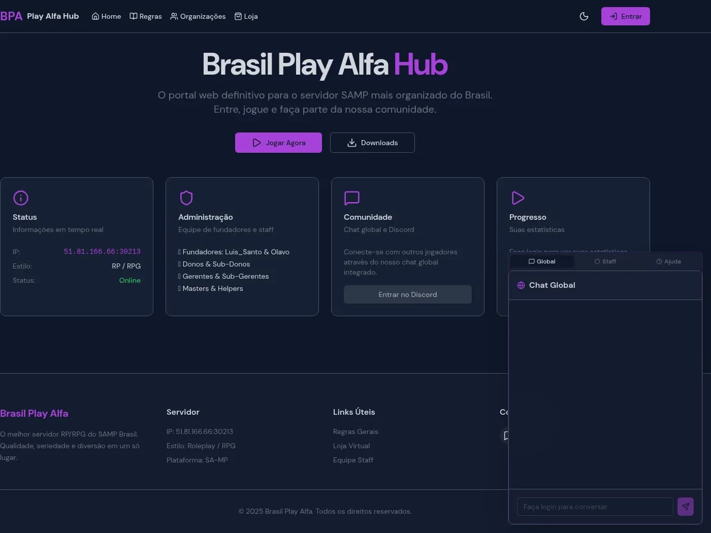 Brasil Play Alfa Hub
