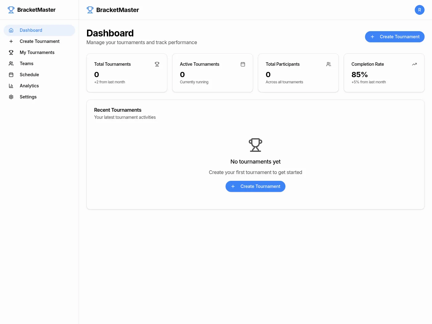 BracketMaster: Sports & Esports Tournament Format Generator