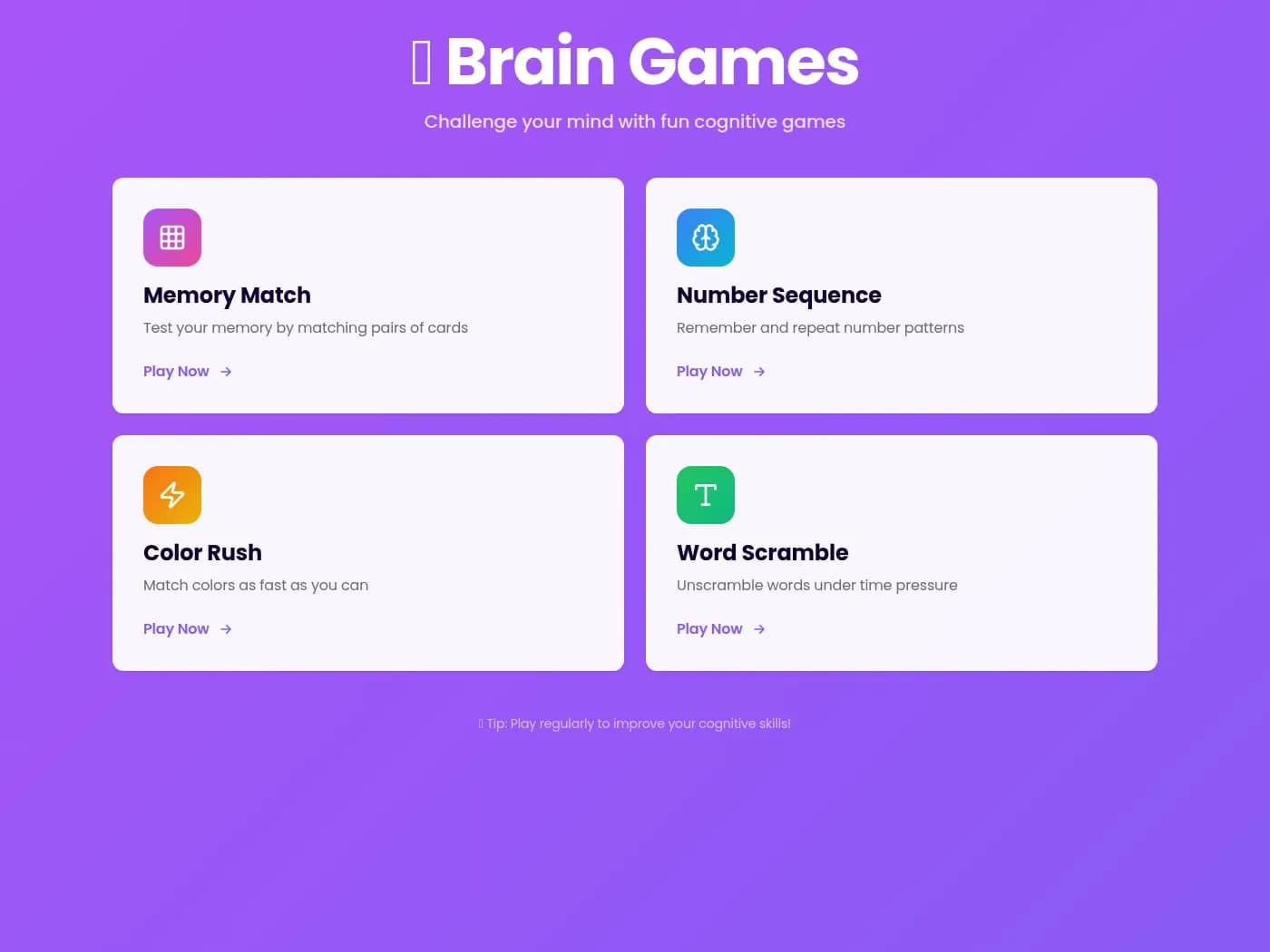 Brain Game Collection