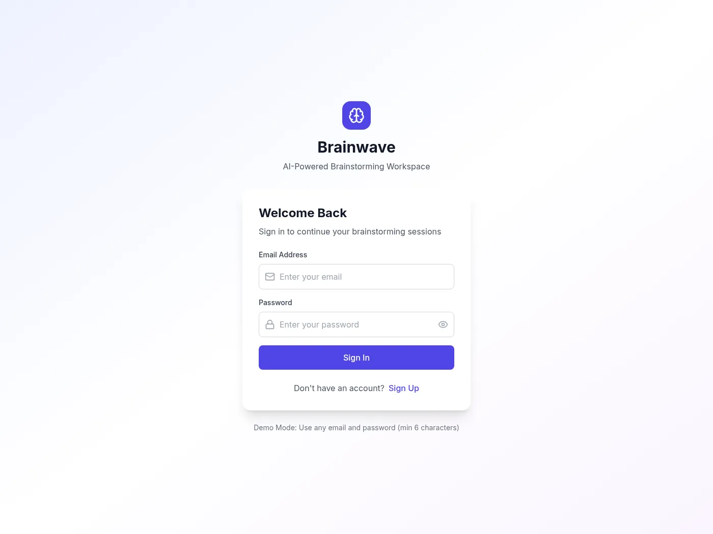 Brainwave: Modern AI-Powered Brainstorming Workspace