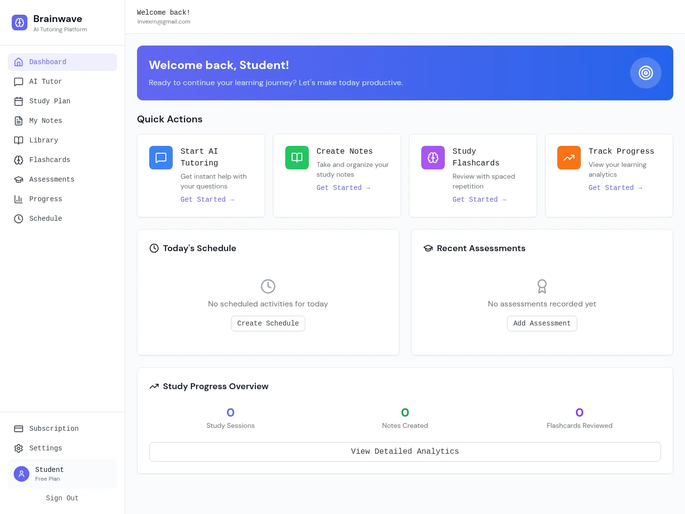 Brainwave: AI-Powered Personalized Tutoring Platform