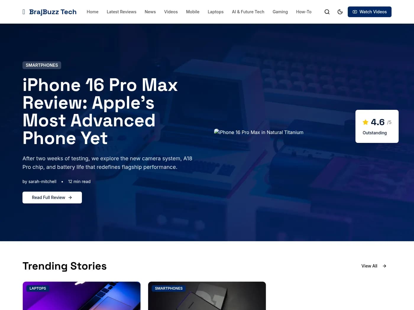BrajBuzz Tech – Modern Tech Reviews and Video Platform