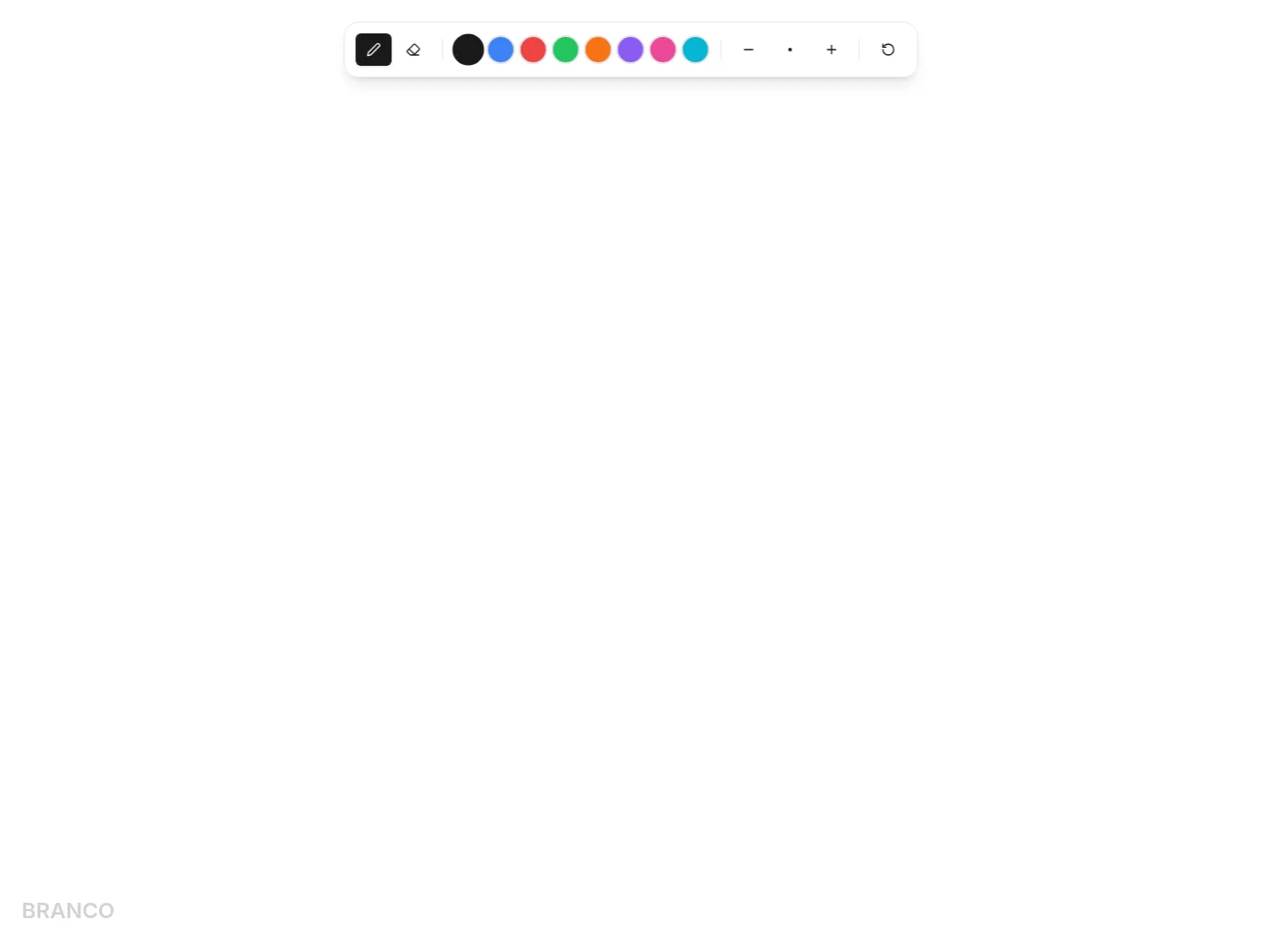 BRANCO: Minimalist Collaborative Whiteboard