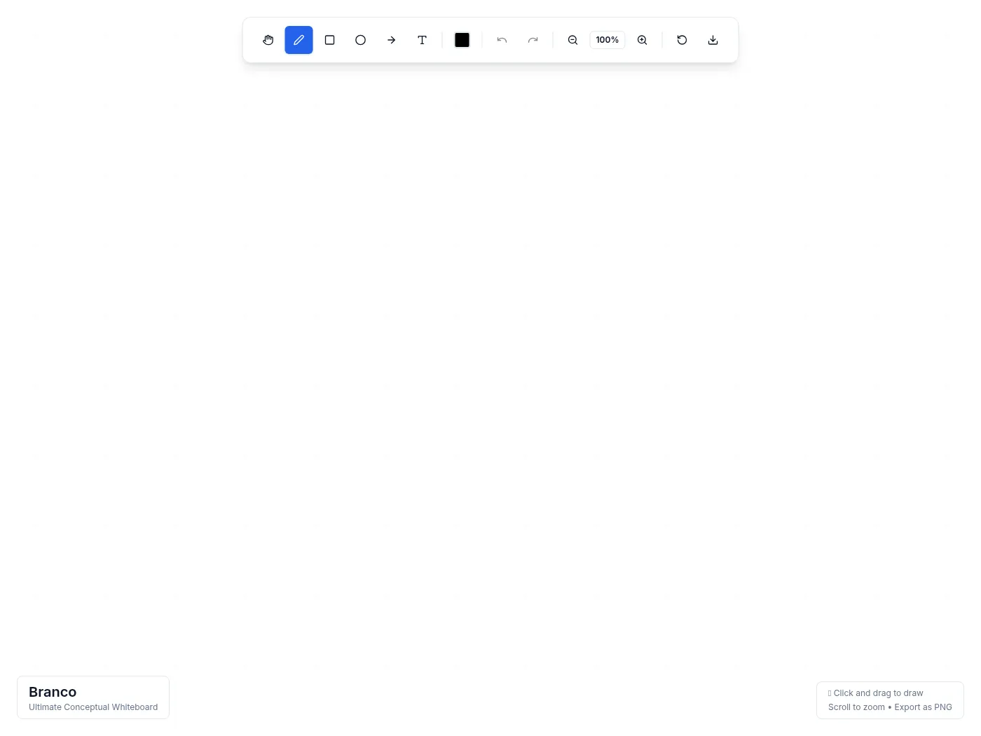 Branco: The Ultimate Conceptual Whiteboard
