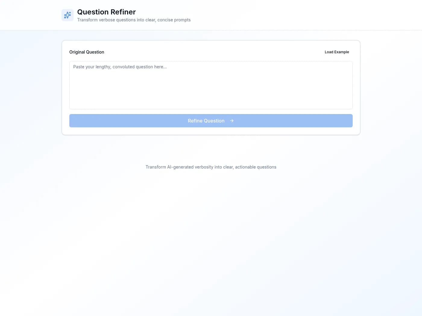 Brand Strategy Question Refiner