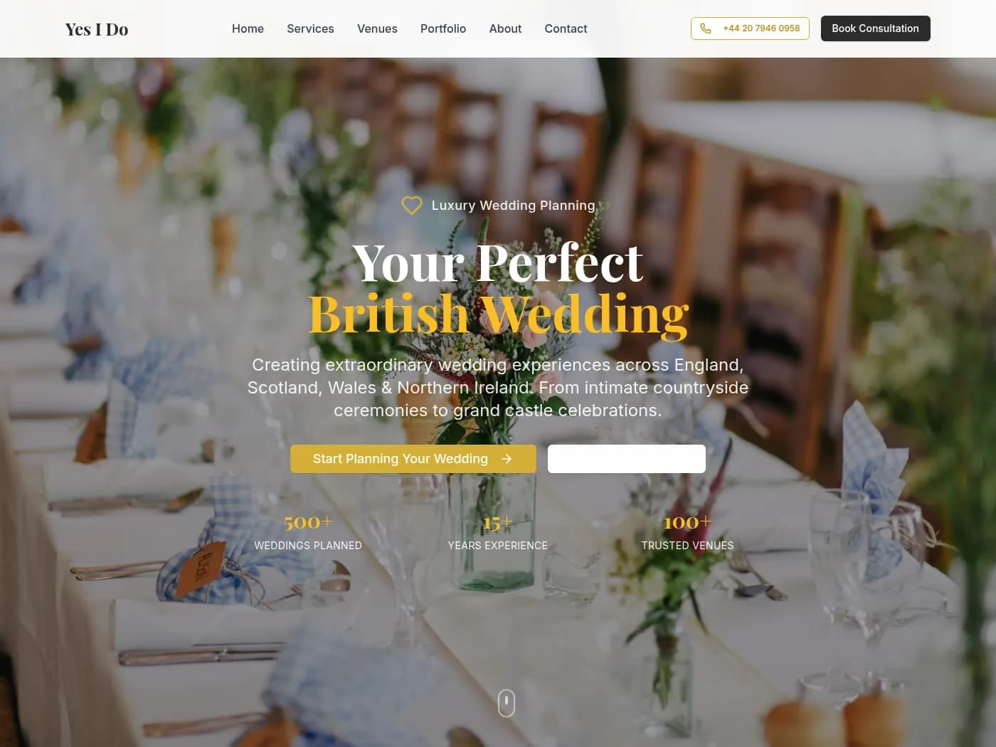 British Wedding Planning Platform