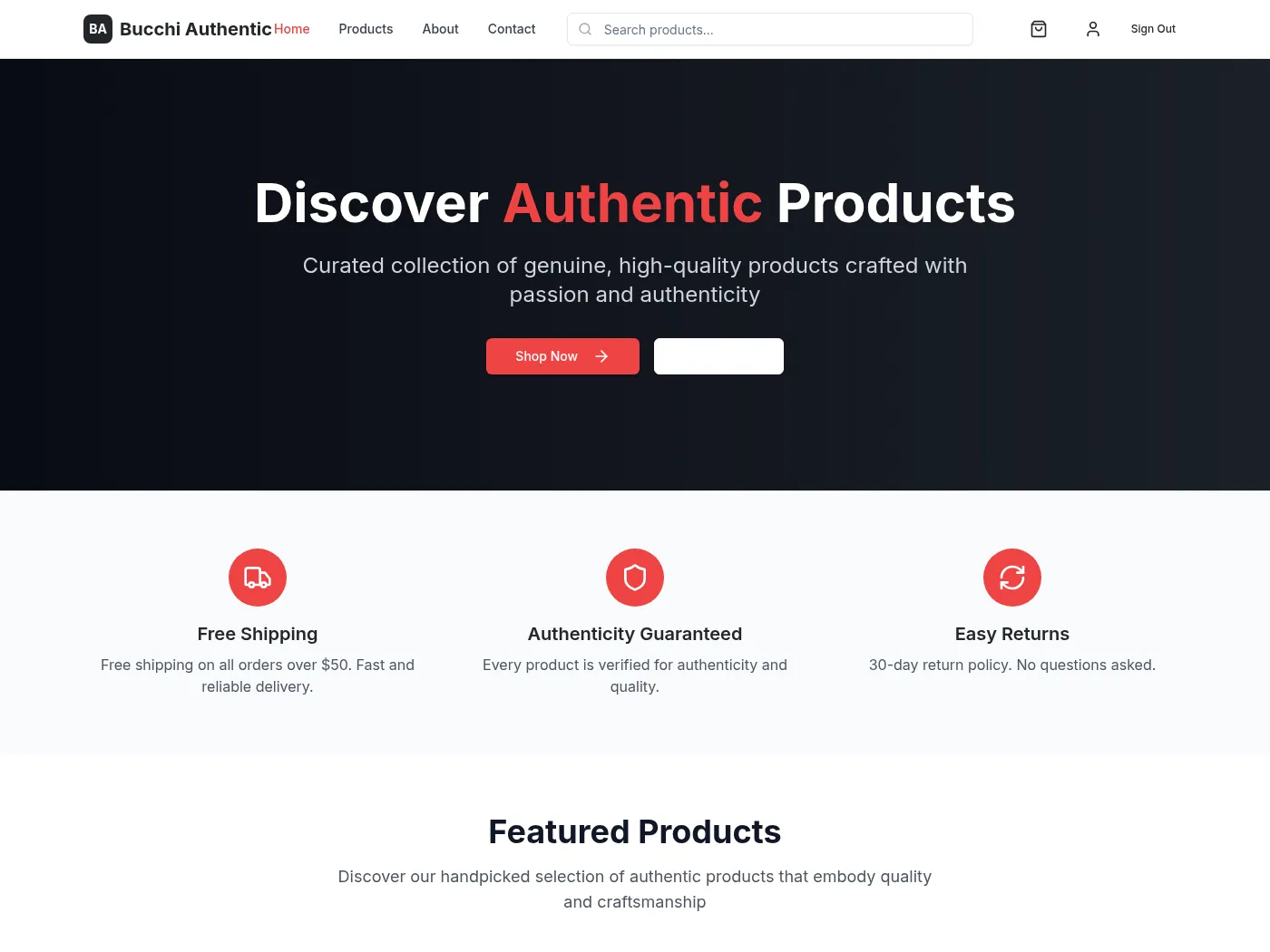 Bucchi Authentic Online Store