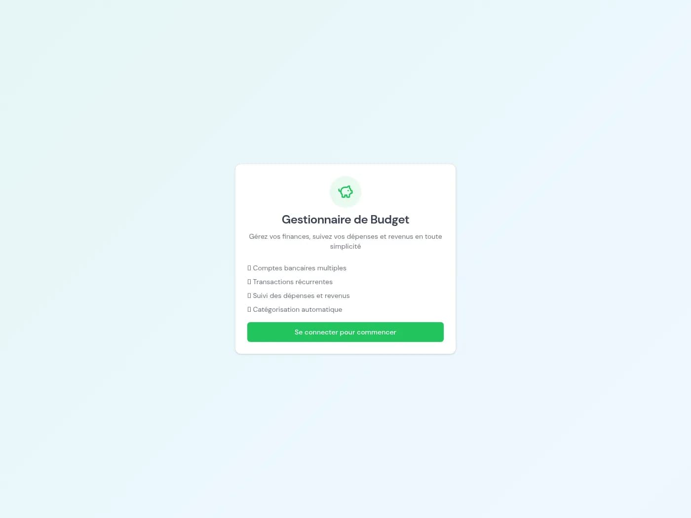 Budget Management and Bank Account Simulator App