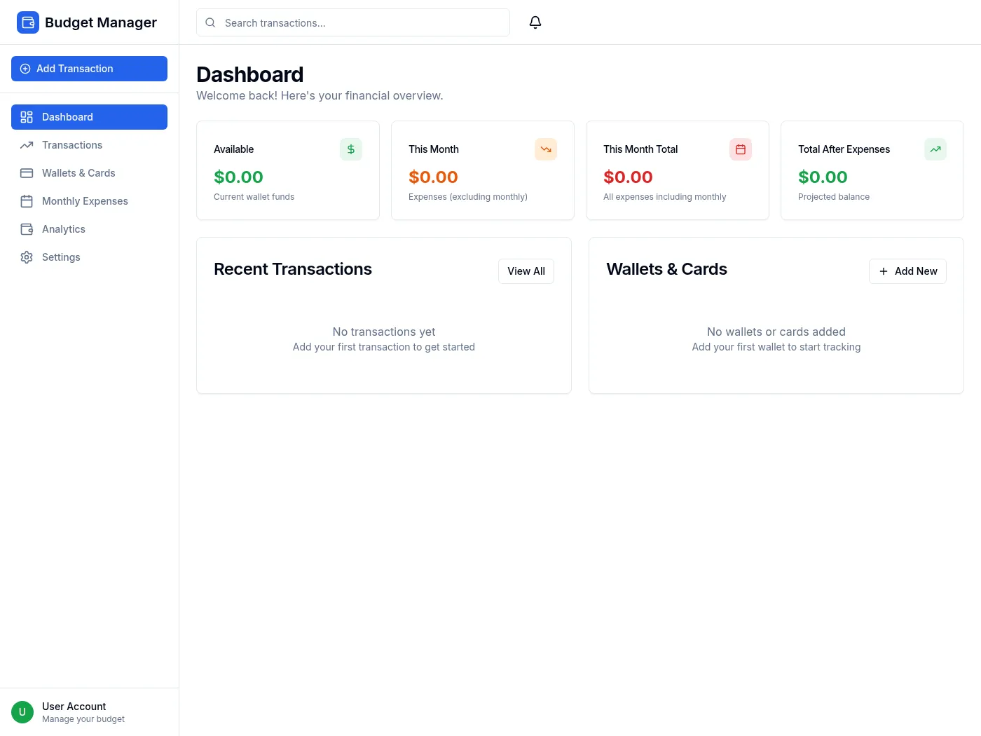 Smart Budget Manager
