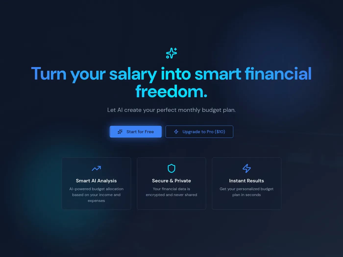 BudgetWise AI - Interactive Smart Assistant for Monthly Budget Planning