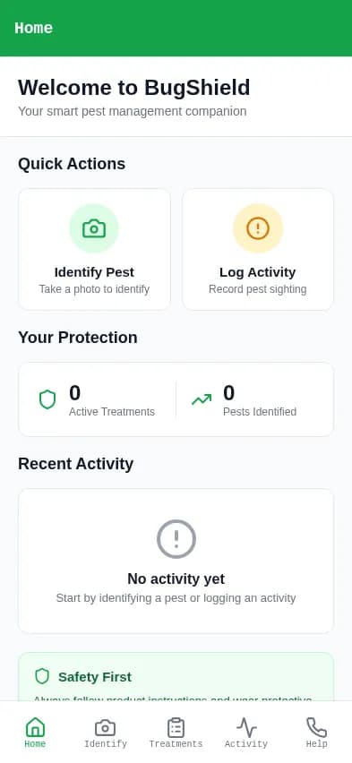 BugShield: Smart Pest Management for Homeowners