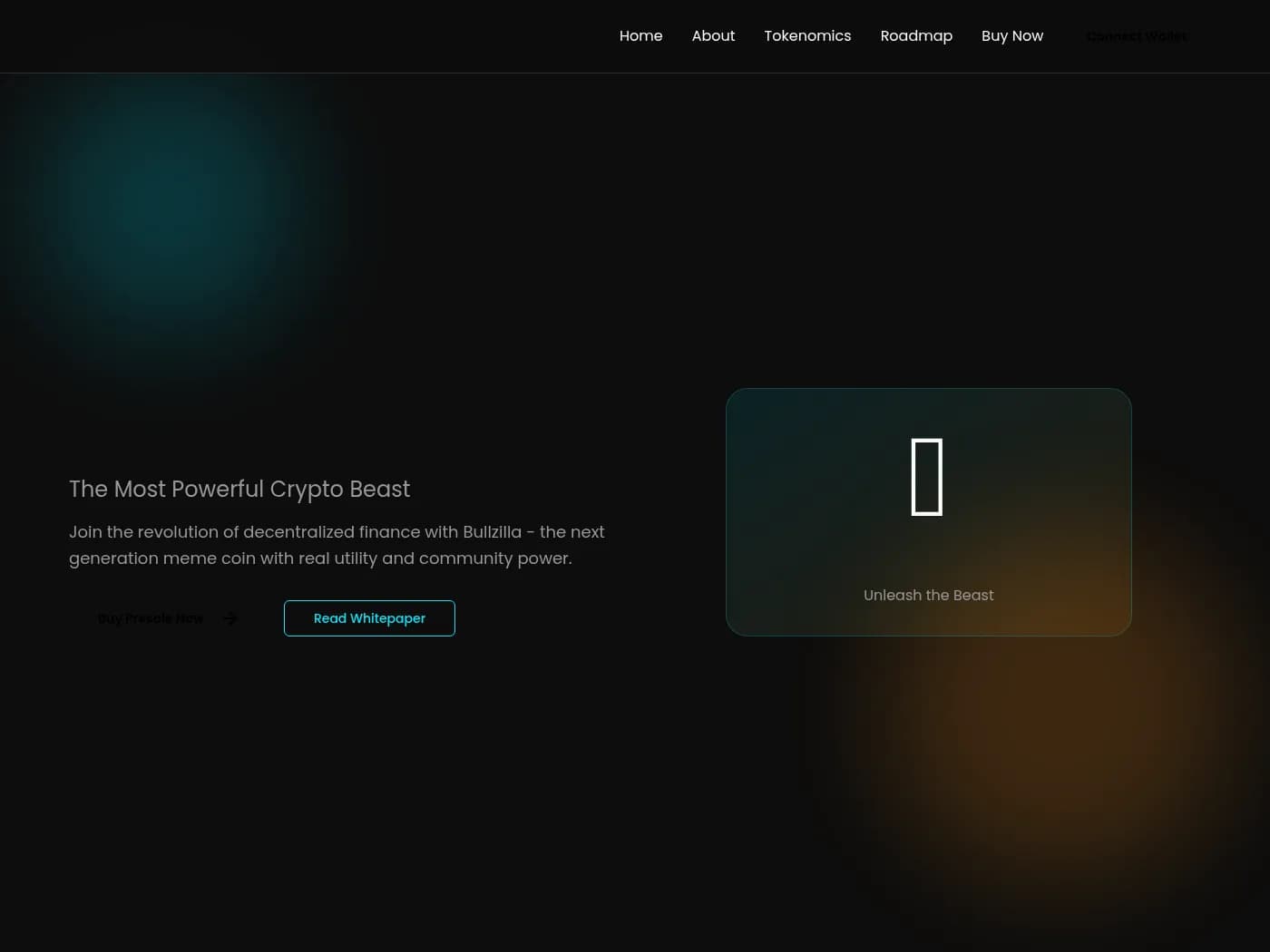 Bullzilla Presale Website Clone