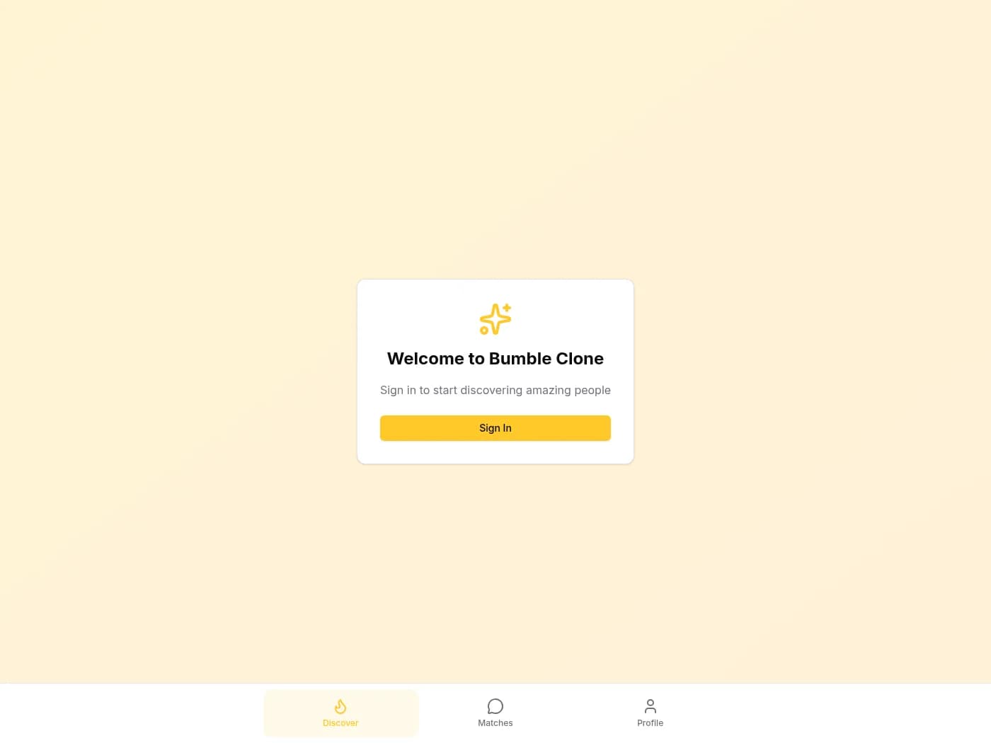 Bumble App Clone