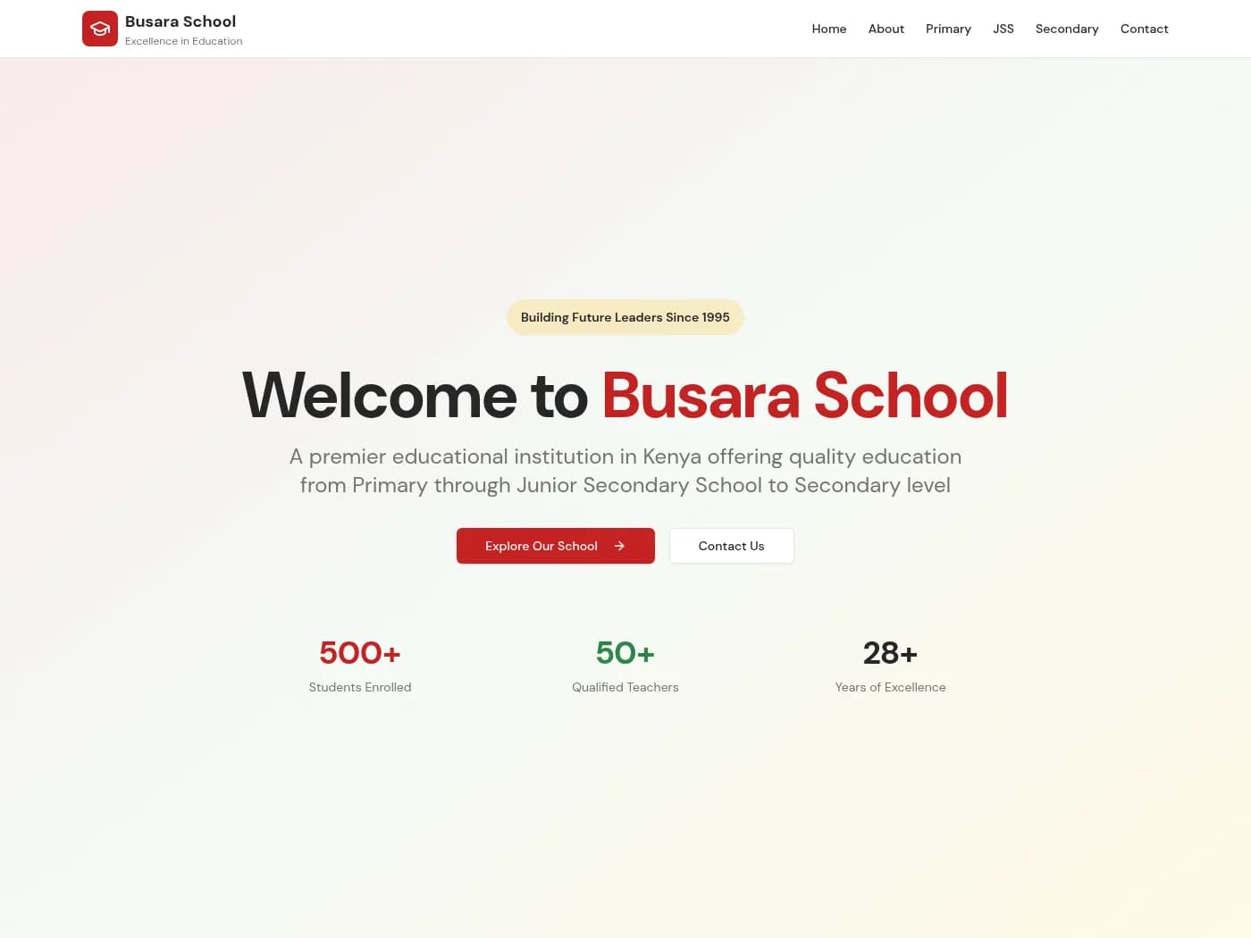 Busara School Kenya Official Website